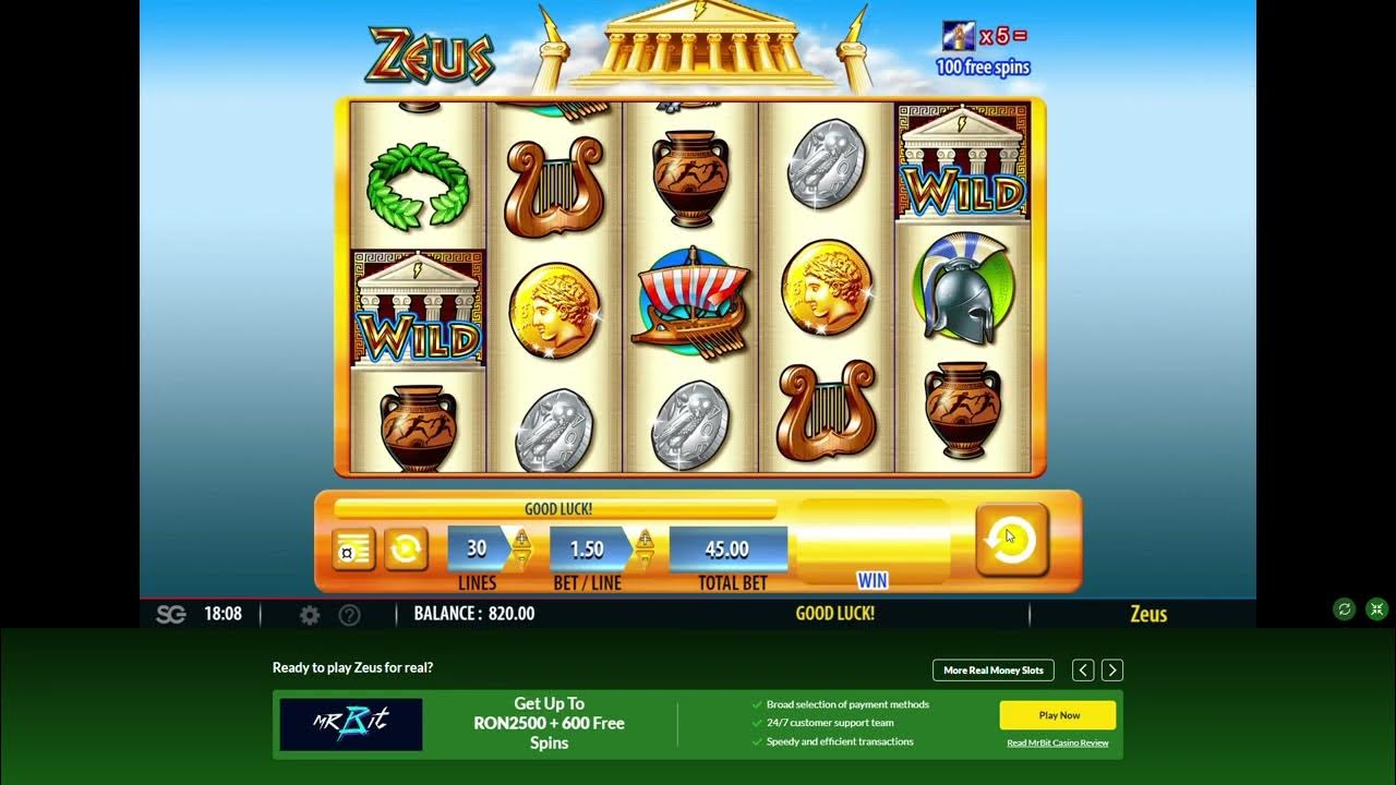 Zeus Slot Machine #gambling #relaxing #slotmachine #slots #viral #funny ...