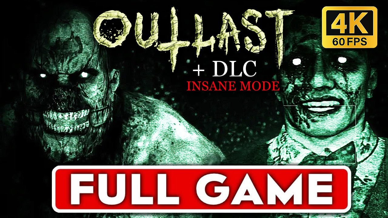 OUTLAST + WHISTLEBLOWER DLC | Insane Mode | FULL GAME | Longplay ...