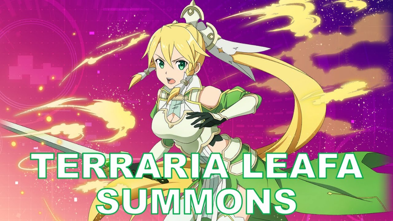 SAO Alicization Rising Steel: The Goddess of Earth Terraria Leafa ...