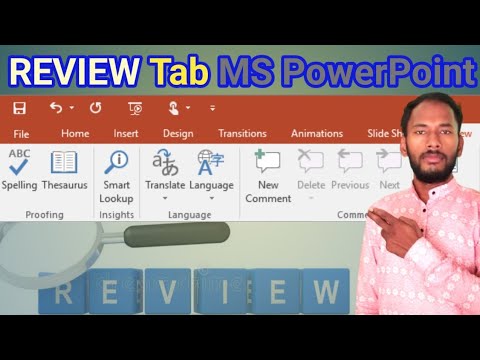 PowerPoint Review Tab | Review Tab MS PowerPoint | Review Tab| Review ...