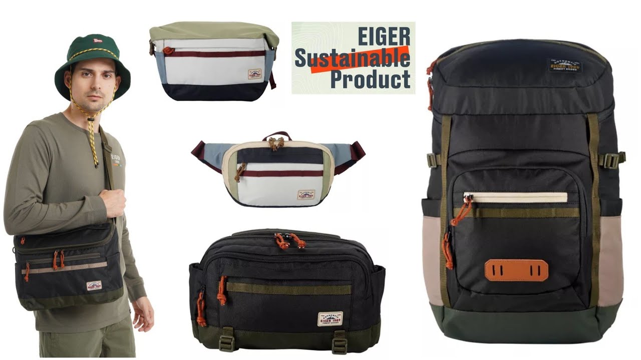 🟢 NEW EIGER SUSTAINABLE PRODUK || 5 ARTICLE || TAS EIGER TERBARU ...