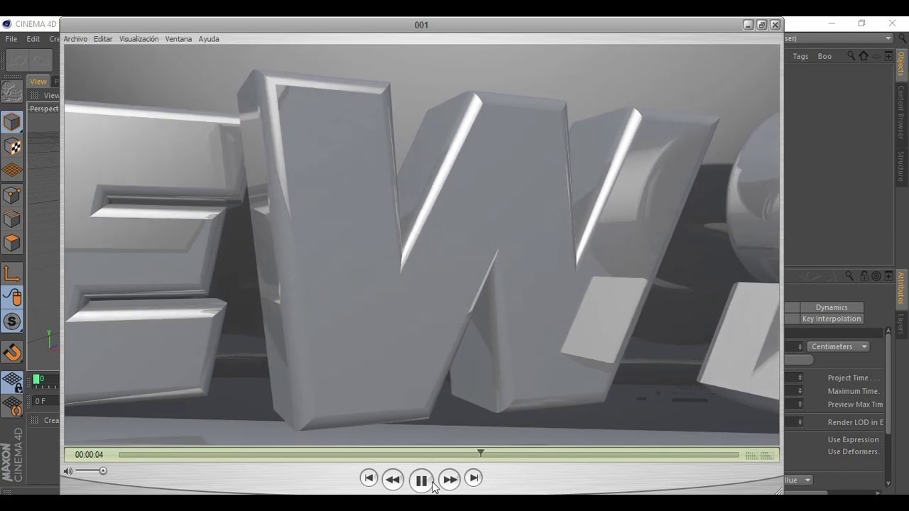 1 DesignTutorial Cinema 4D Text News Easy render. - YouTube