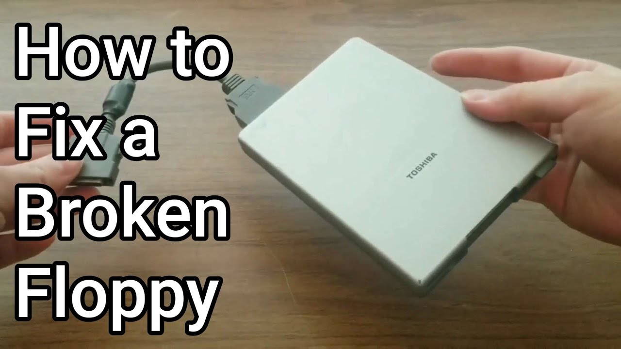 How to fix a Toshiba floppy drive - YouTube