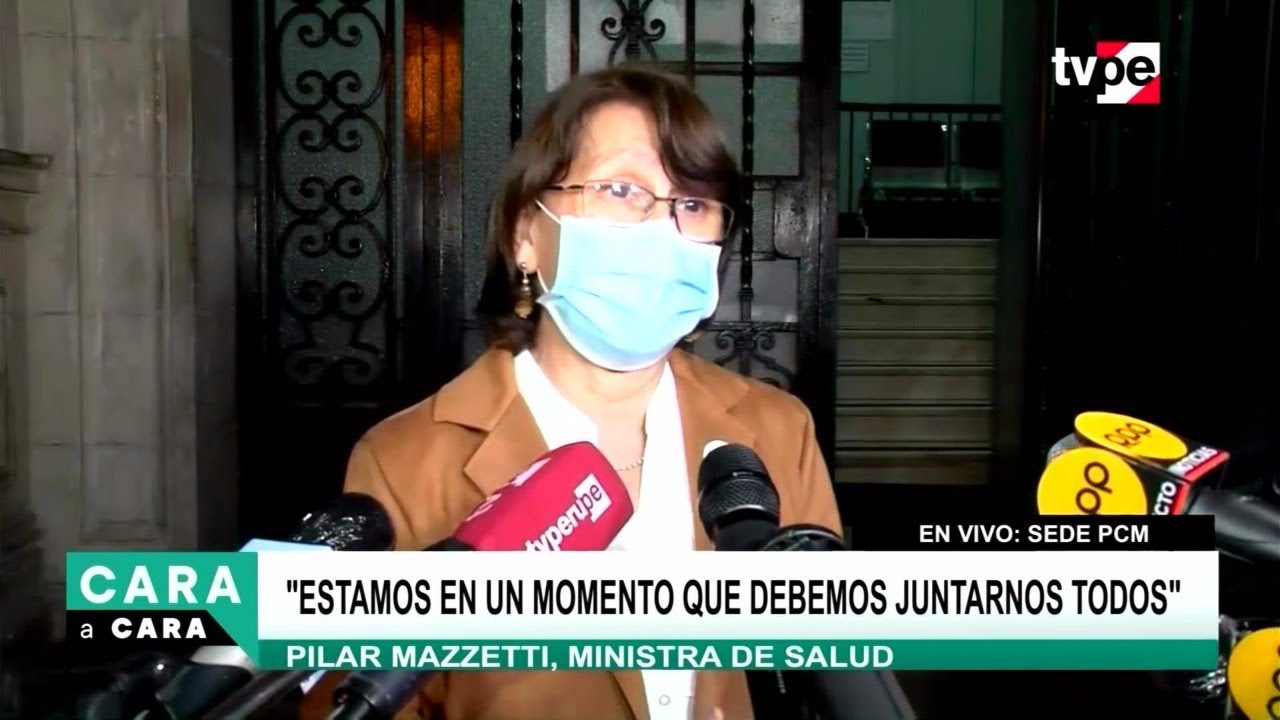 Declaraciones de la ministra de Salud, Pilar Mazzetti - YouTube