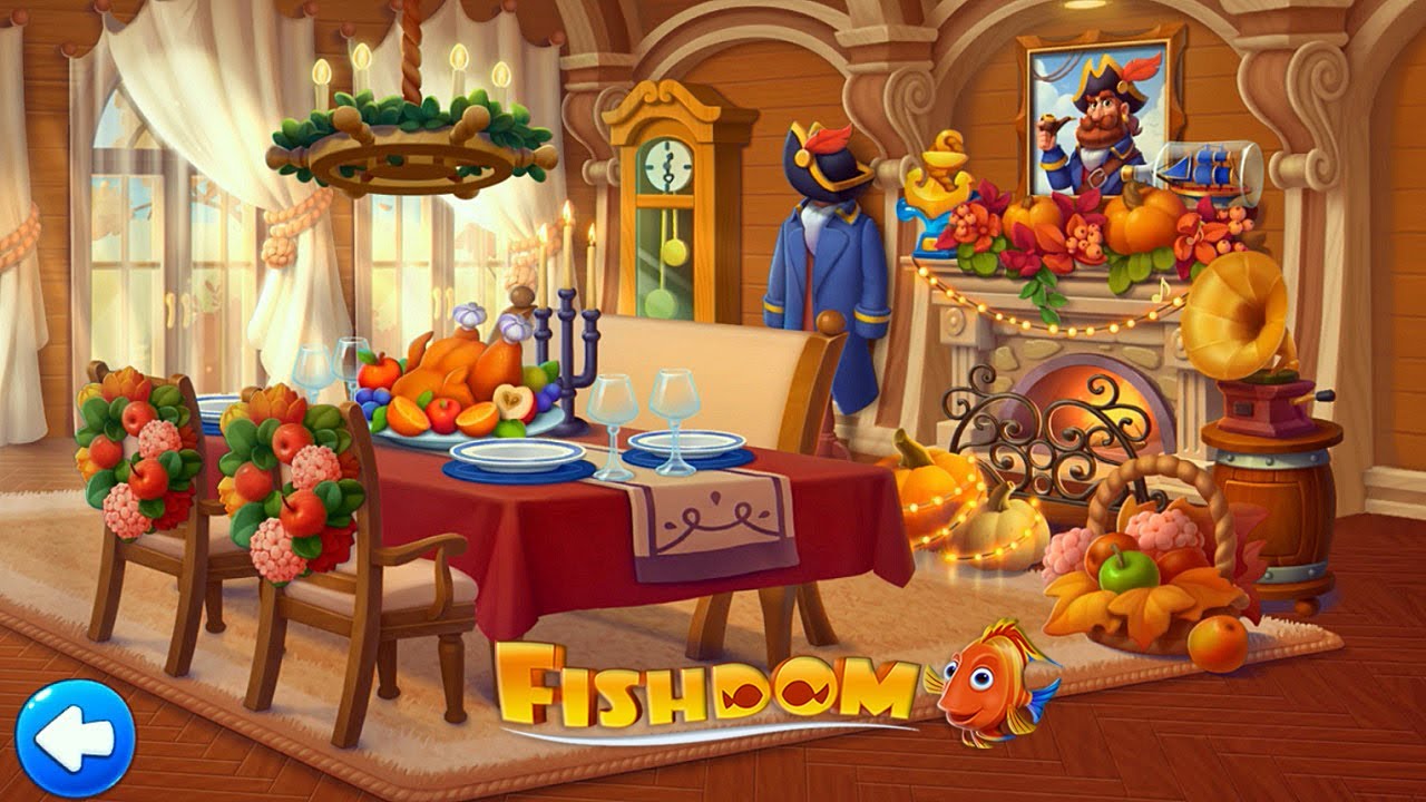 Fishdom Story Events - Holiday Dinner [ Gameplay Story ] HD - YouTube