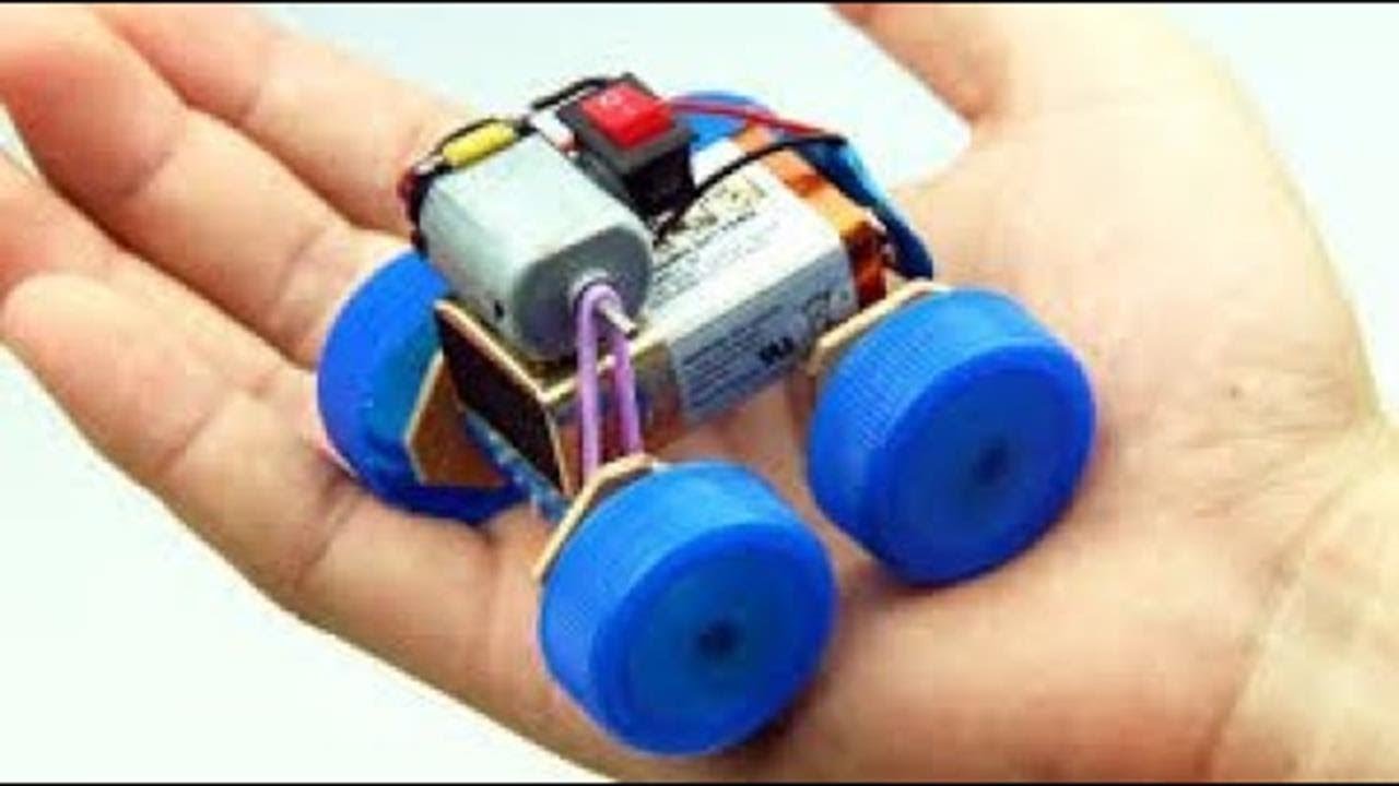 Como fazer um carro motorizado muito simples - Mini carro elétrico ...