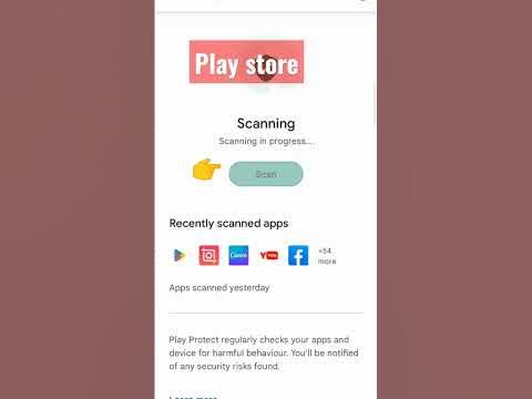 Scanned Google Play store/how to scanned Google play store viruses and harmful app. #shorts ...