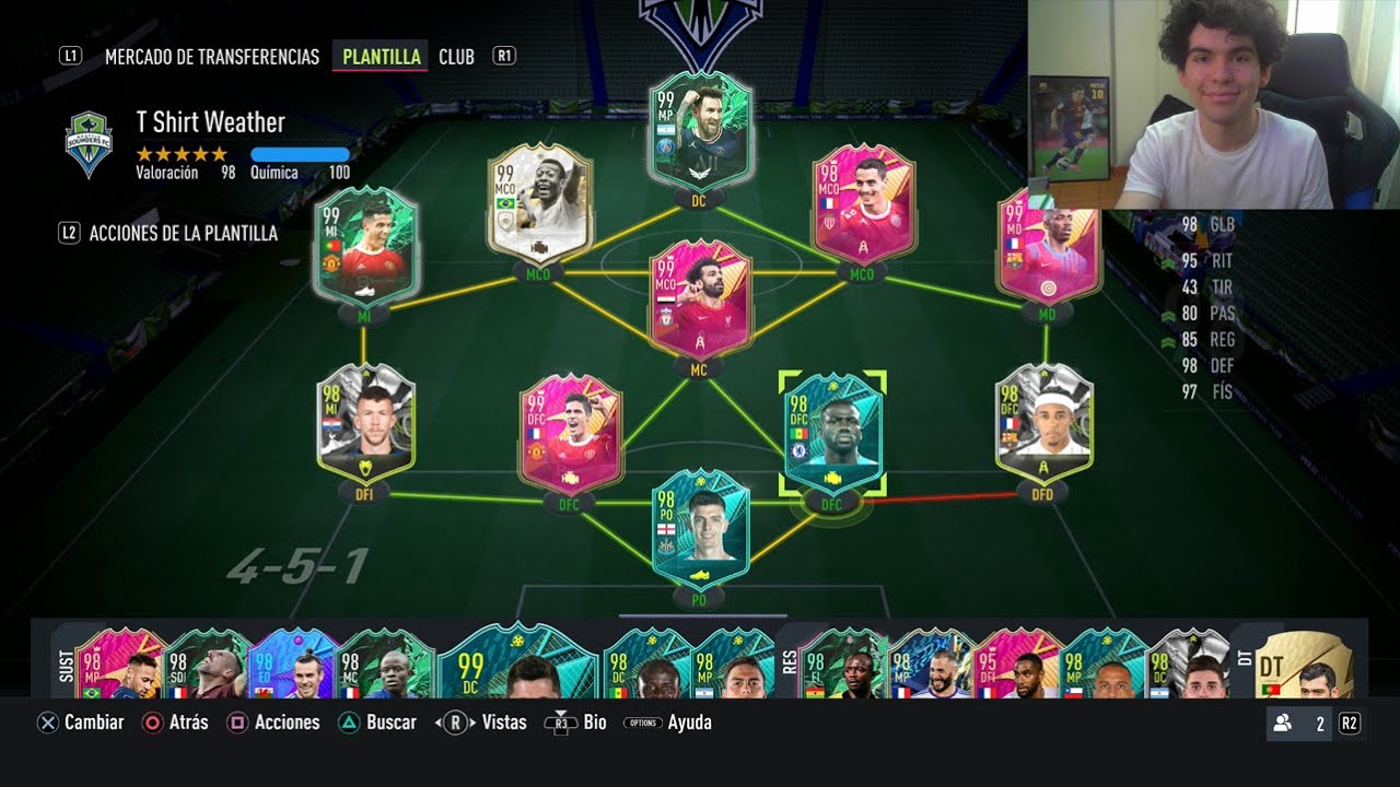 EL MEJOR EQUIPO Y JUGADORES DE FIFA 22 ULTIMATE TEAM! 198 RATED FUT 22 ...