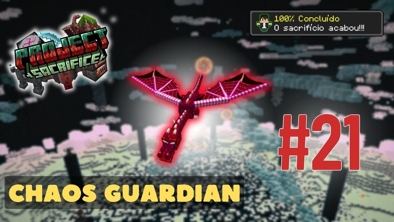 O final ÉPICO enfrentando o CHAOS GUARDIAN - Minecraft Project ...
