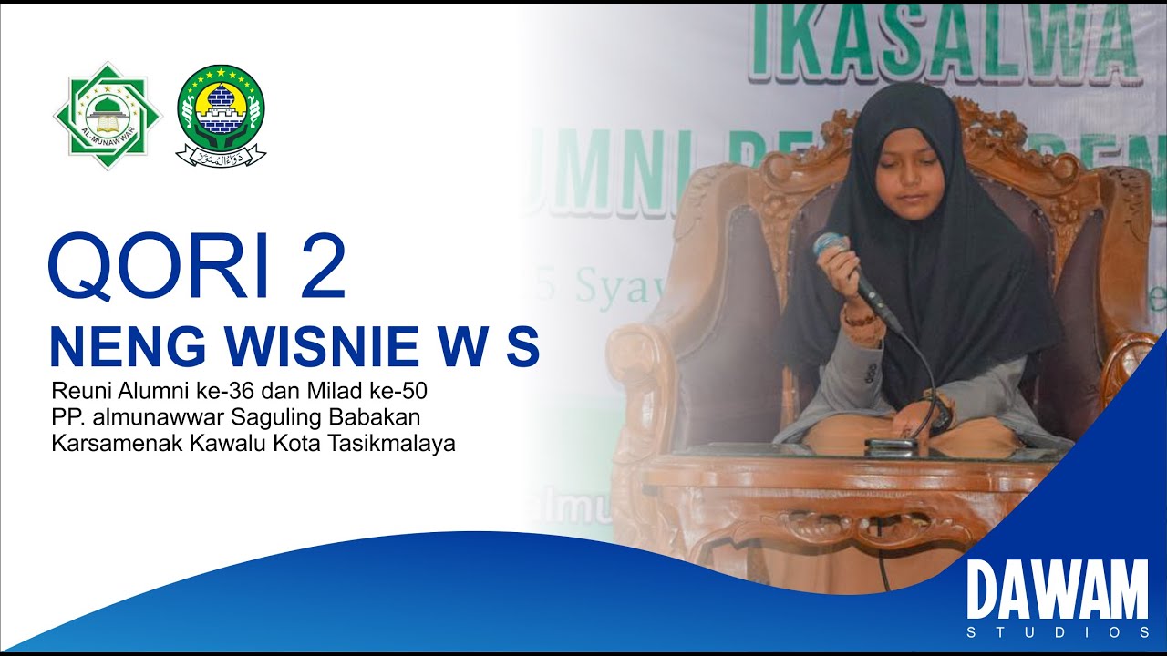 QORI 2 | NENG WISNIE WIDIA SYAHDASIAH | REUNI ALUMNI 36 & MILA KE-50 PP ...