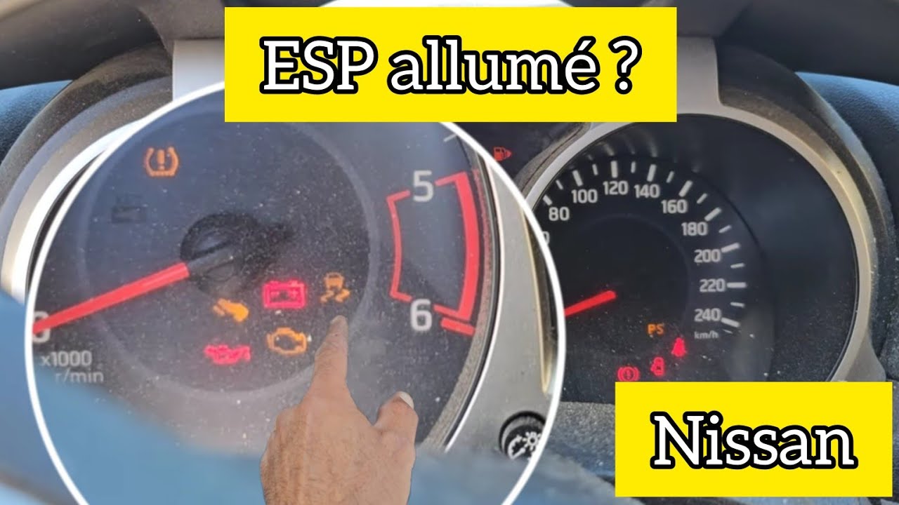Nissan Juke : Voyants ESP & (!) allumés – Diagnostic complet en direct ...