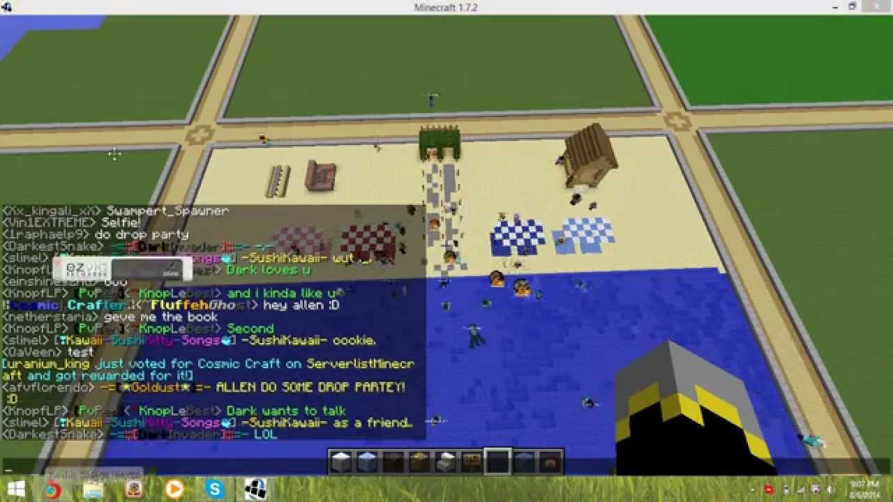 Minecraft Creative Server In Cosmic Craft w/ dizzydo - YouTube
