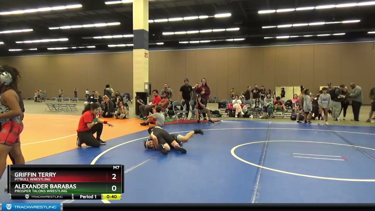 100 Lbs Round 2 - Griffin Terry, Pitbull Wrestling Vs Alexander Barabas ...