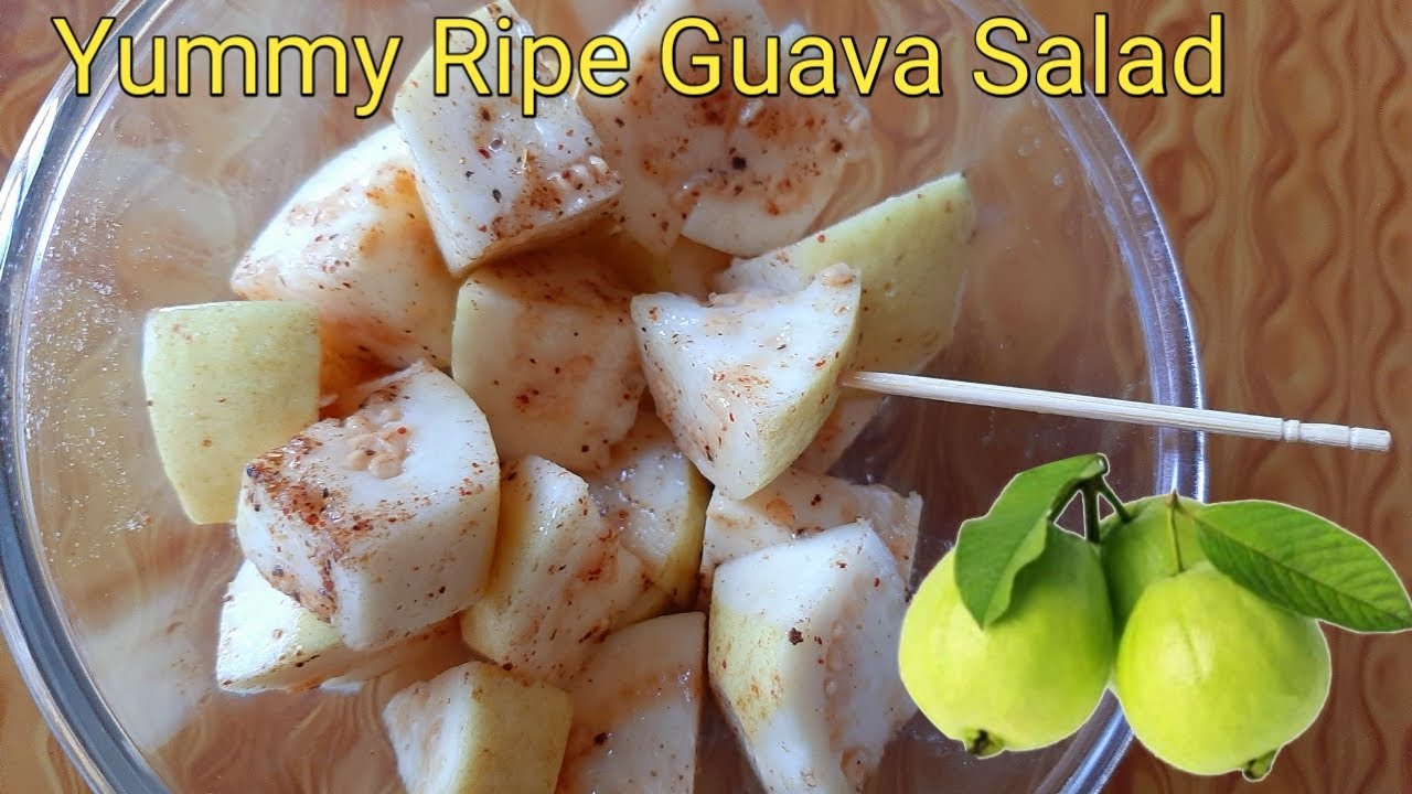 GUAVA SALAD RECIPE , Amba Sadeko , Tasty Masala Pyara Recipe , Picking ...