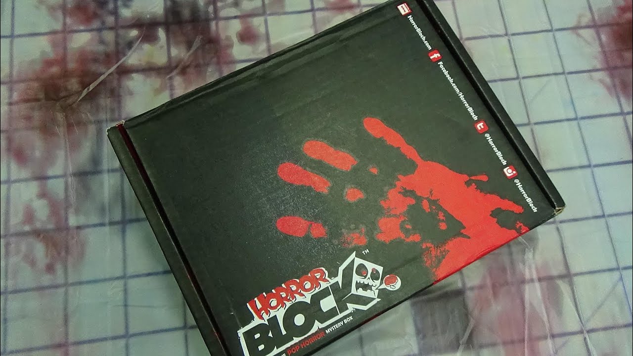 HORROR BLOCK July 2016: EmGo's Horror Blocks N' Stuff - YouTube