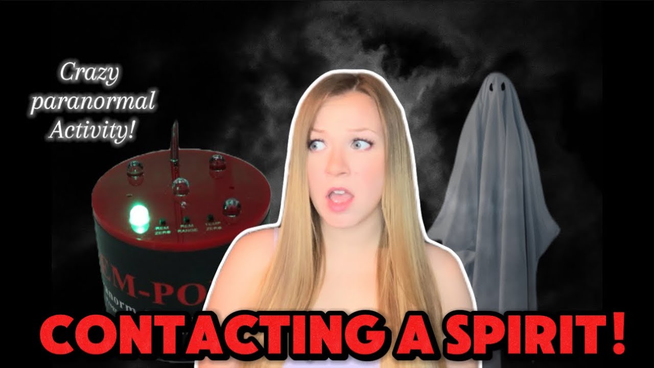 MEDIUM USES GHOST HUNTING EQUIPMENT! - YouTube