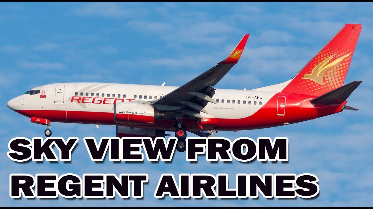 REGENT AIRLINES FLIGHT- SKY VIEW FROM REGENT AIR - YouTube