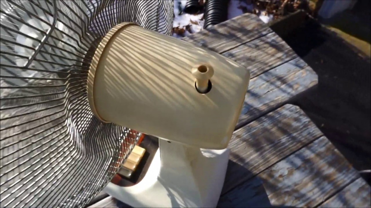 Initial checkout of two oscillating fans from the 1980's - YouTube