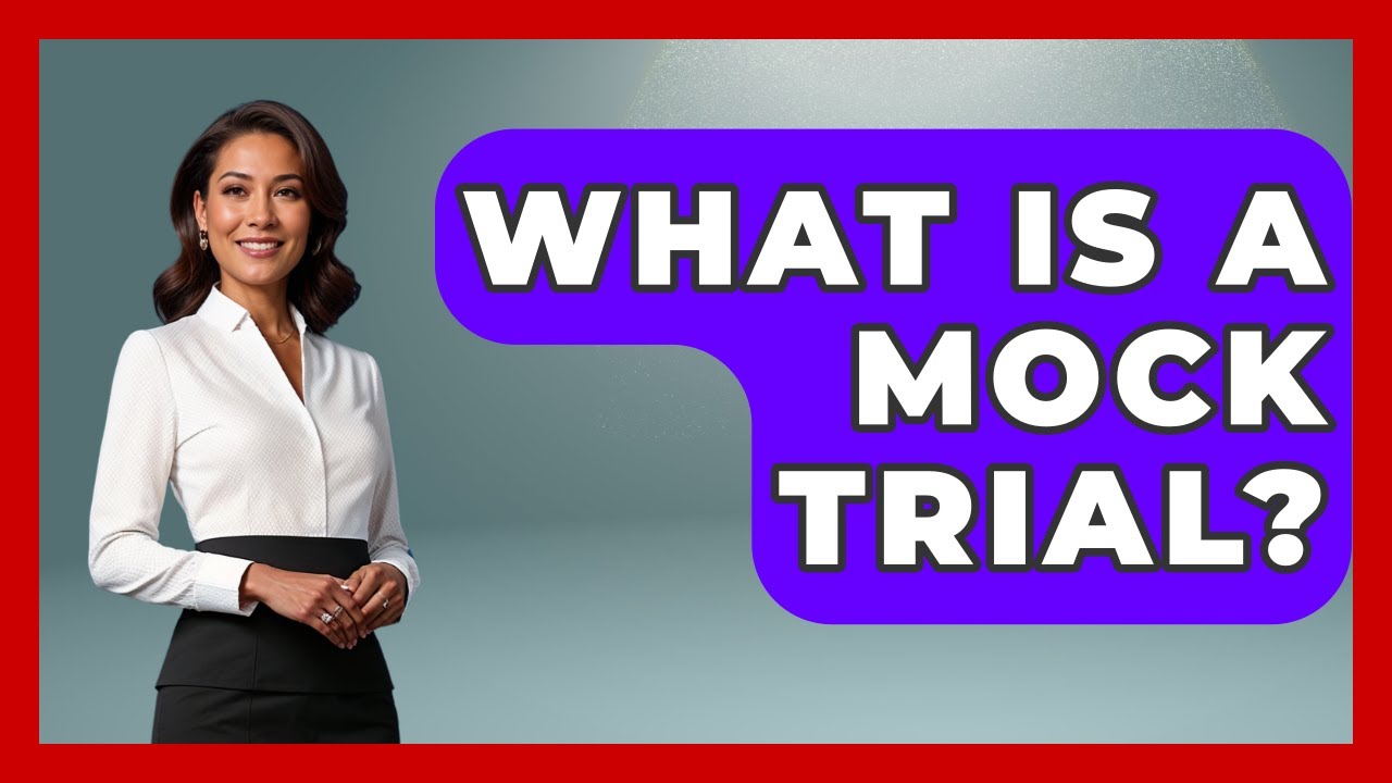 What Is A Mock Trial? - Law School Prep Hub - YouTube