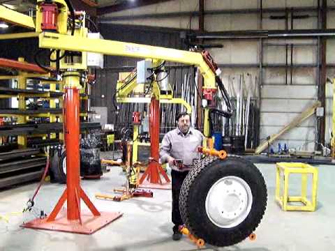 Using a Tire Manipulator | Givens Engineering - YouTube