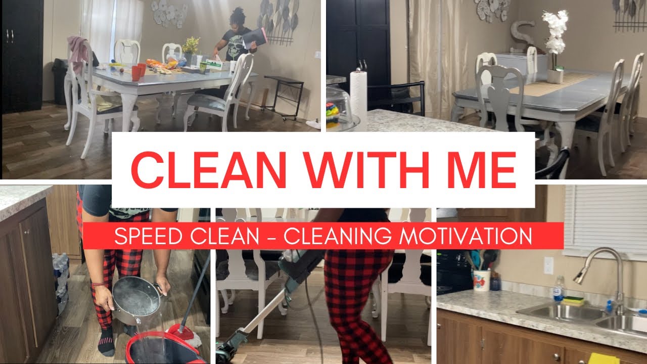 CLEAN WITH ME | SPEED CLEAN | CLEANING MOTIVATION - YouTube