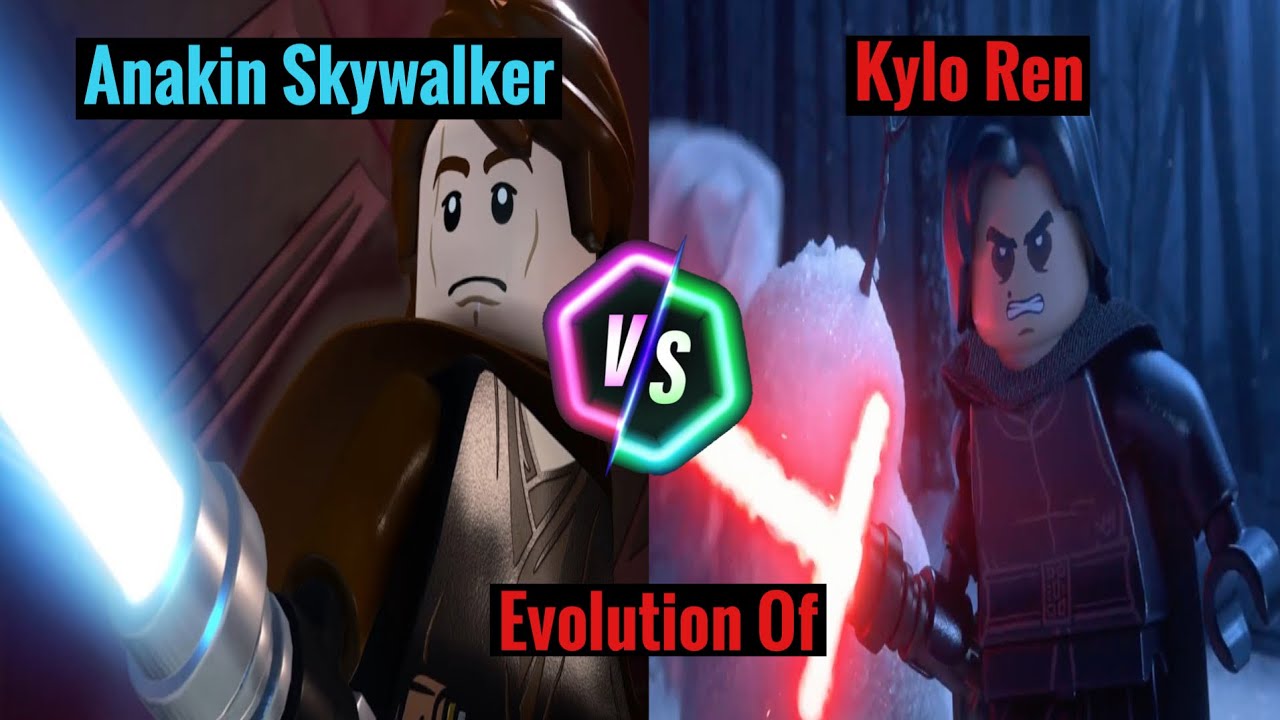 Evolution of Anakin Skywalker Vs Kylo Ren - YouTube