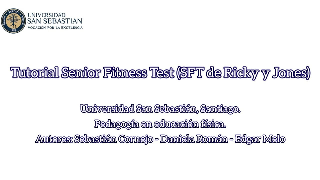 Tutorial Senior Fitness Test (SFT) - YouTube