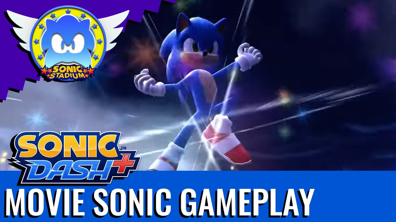 Sonic Dash+ | Movie Sonic Gameplay - YouTube