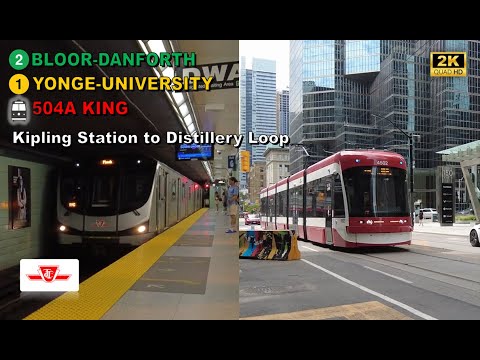 TTC POV Walk: Kipling Station to Distillery Loop Via St. Andrew Station ...