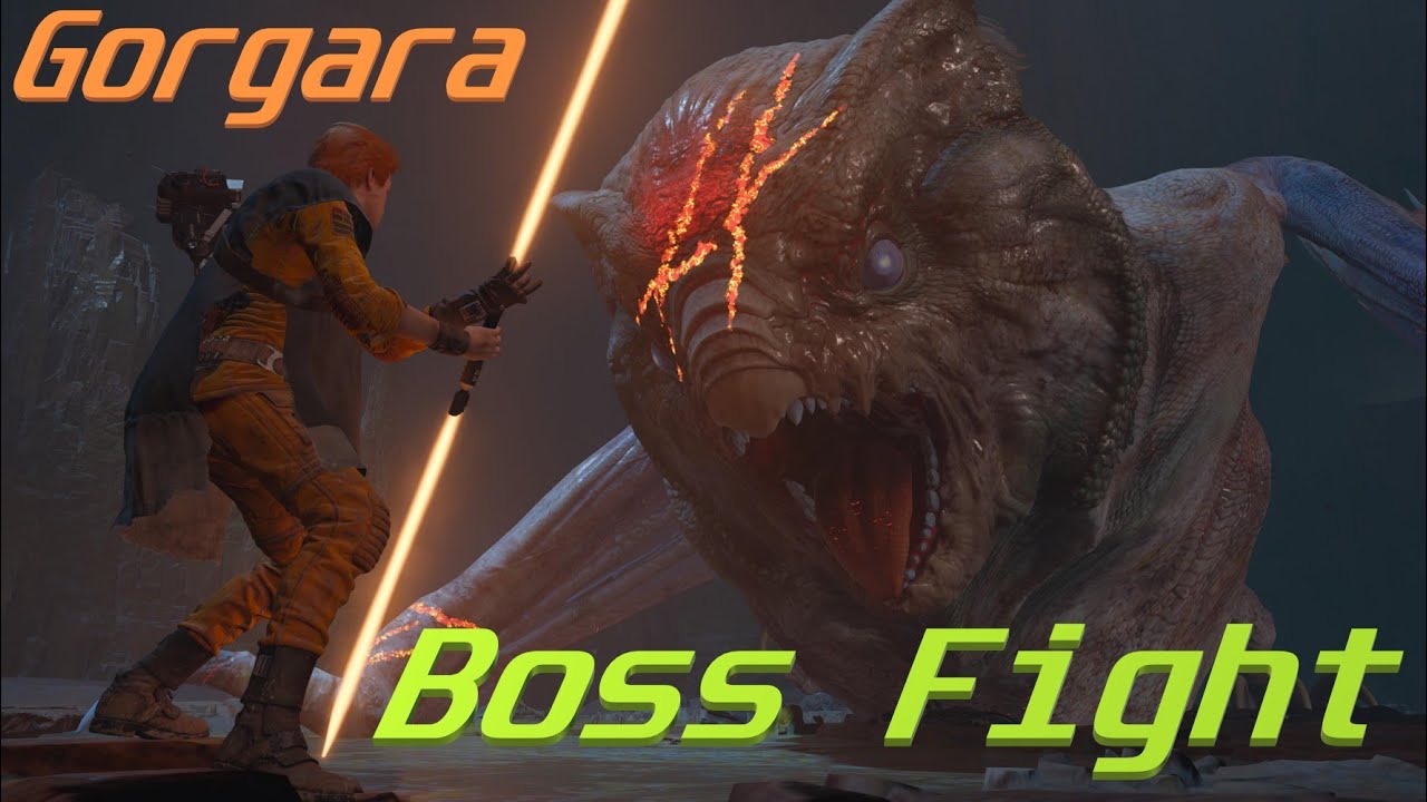 Star Wars Jedi Fallen Order - Gorgara Boss Fight - YouTube