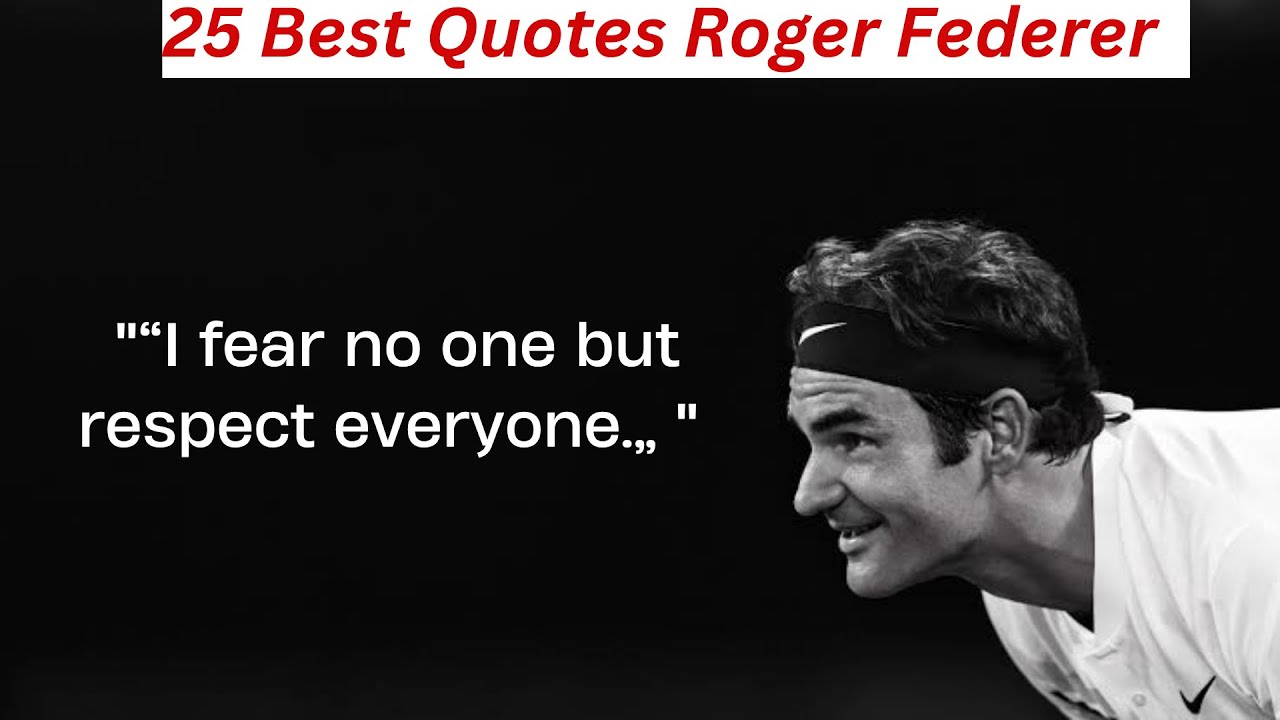 25 Best Quotes By Tennis Legend Roger Federer. #tennislegend #wimbledon ...