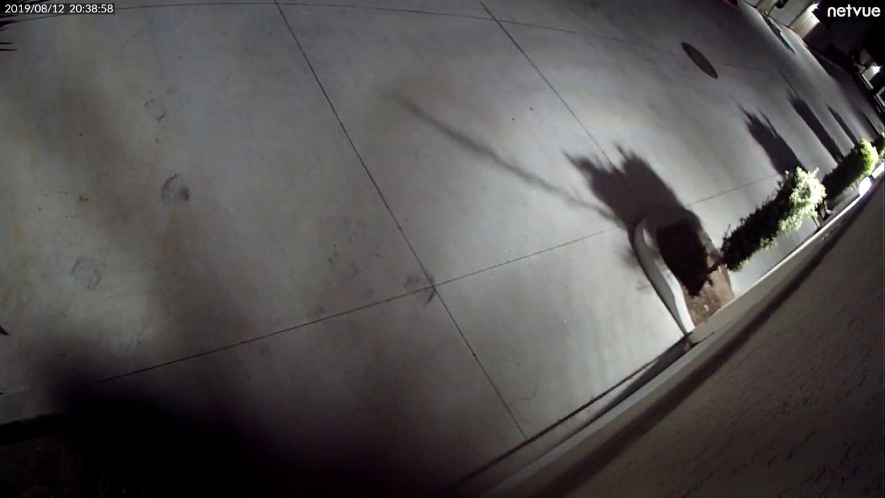 Shadow on security camera - YouTube