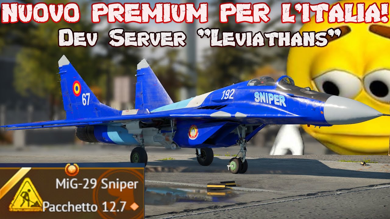 Nuovo JET PREMIUM per l'ITALIA! - Dev server "Leviathans" • War Thunder News #WarThunderITA ...