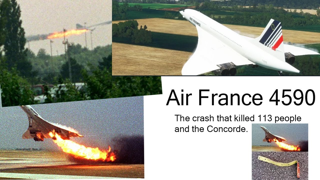 The crash that killed the Concorde. - YouTube