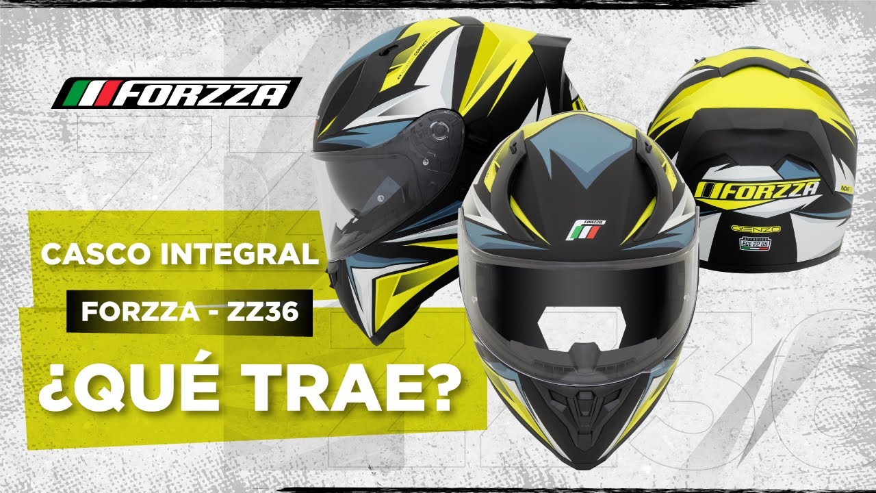 Unboxing Casco FORZZA ZZ36 - Especificaciones - YouTube