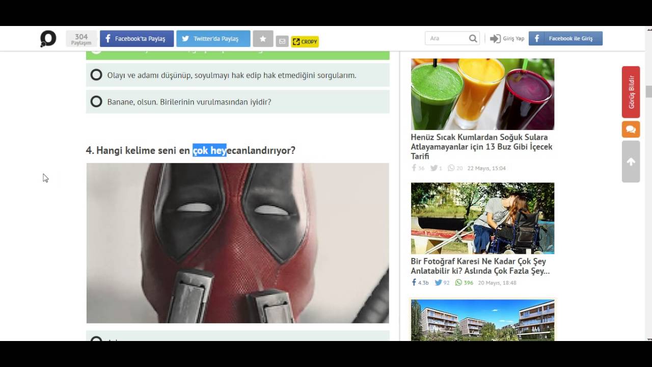 Onedio Test #1 - YouTube