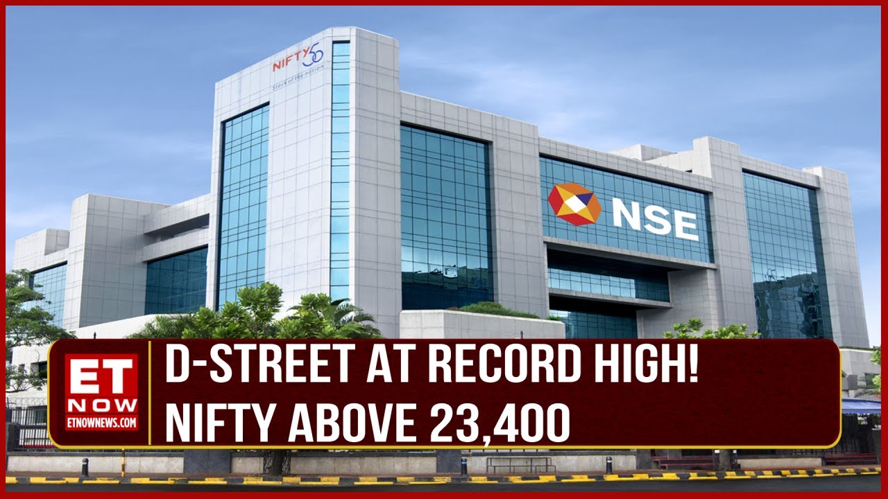 D-Street At Record High! Nifty Above 23,400 | Sensex Rallies 400 Points ...