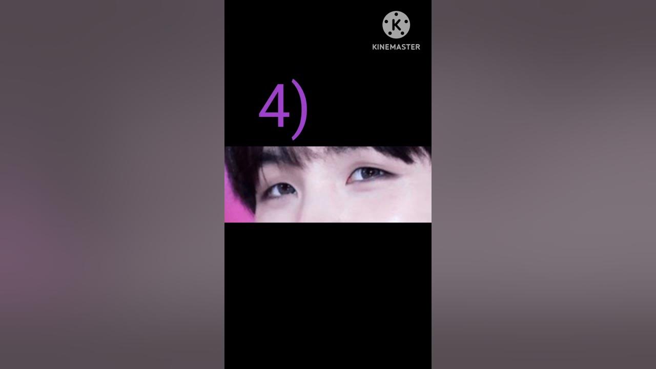 Guess BTS member with their eyes - YouTube