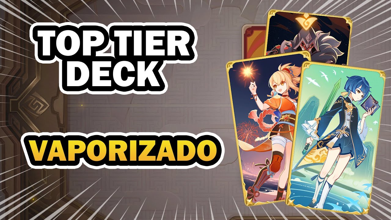 TOP TIER DECK: VAPORIZADO (HYDRO PYRO) | TCG GENSHIN IMPACT | XINGQIU ...