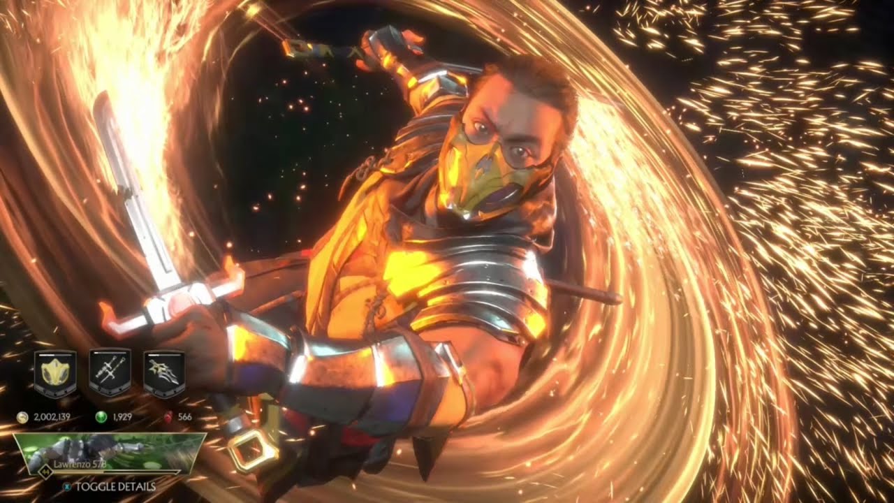 MK11 Champion tower Scorpion (Hanzo Hasashi) gameplay walkthrough and ...