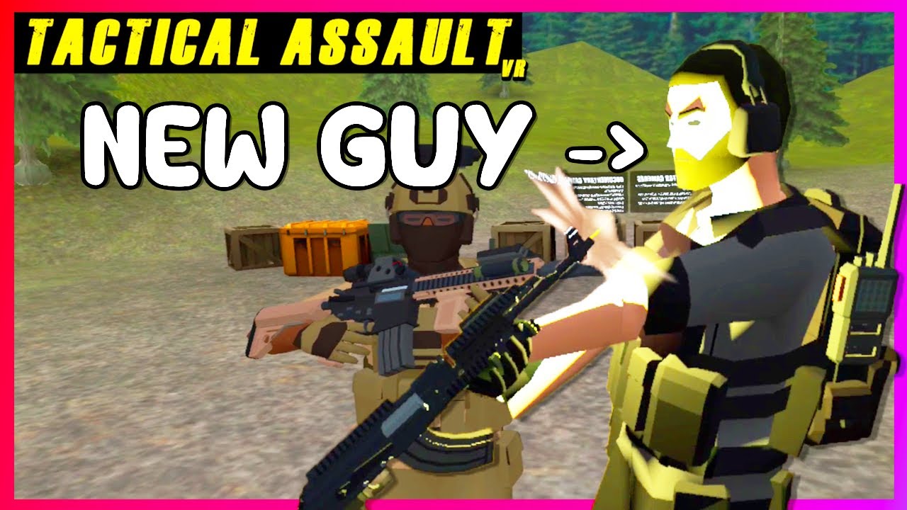 we taught our friend how to play Tactical Assault VR - YouTube