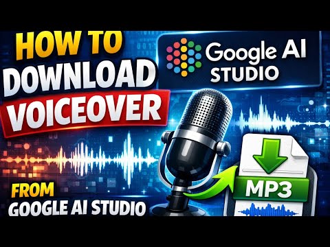 Download AI Voiceovers from Google AI Studio (MP3 in Seconds!)