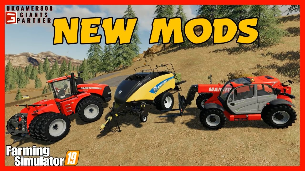 New Mods fs19 Case IH Steiger,Manitou 840,Big baler #farmingsimulator ...