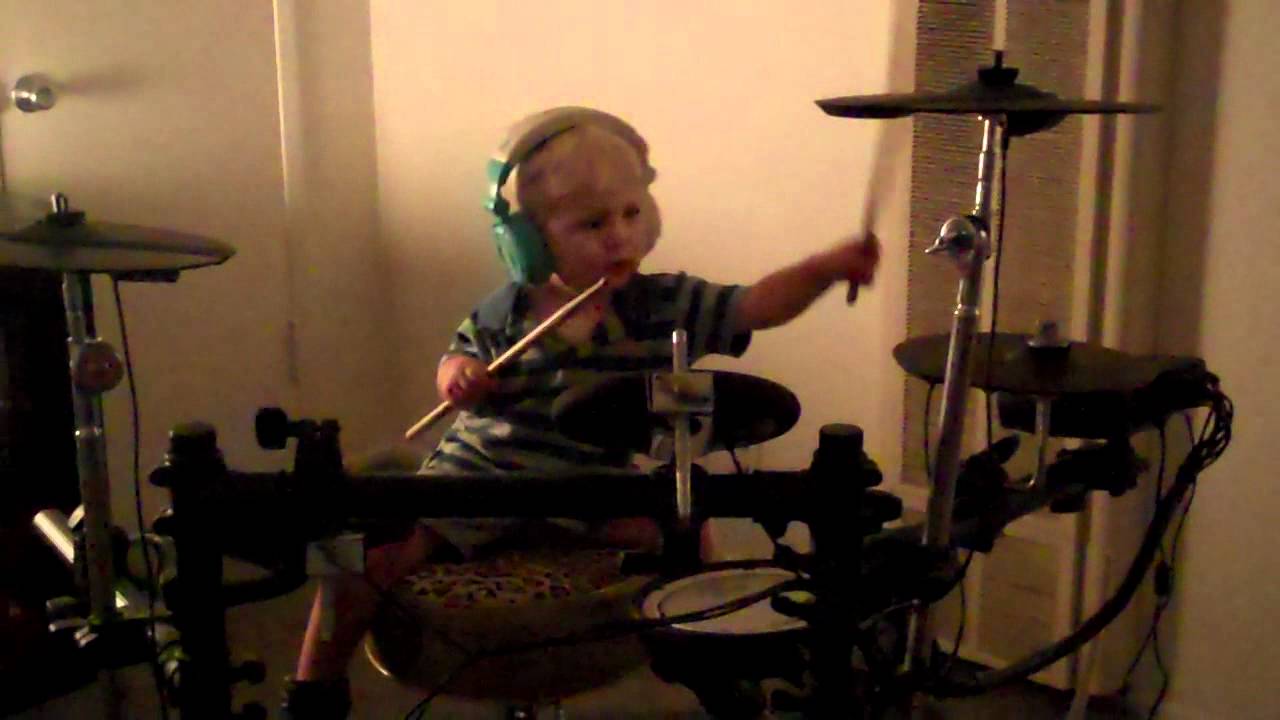 Adam Plays Drums - YouTube