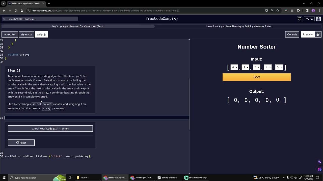 Basic Algorithmic Number Sorter 22 - YouTube