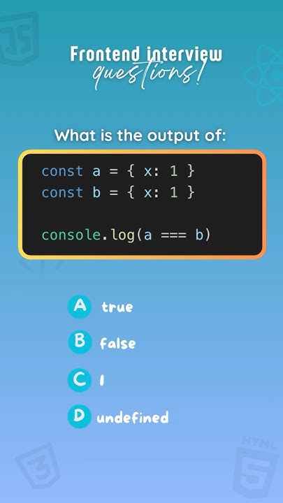Javascript interview question Quiz 74 #javascript #react #interview #developer #coding # ...