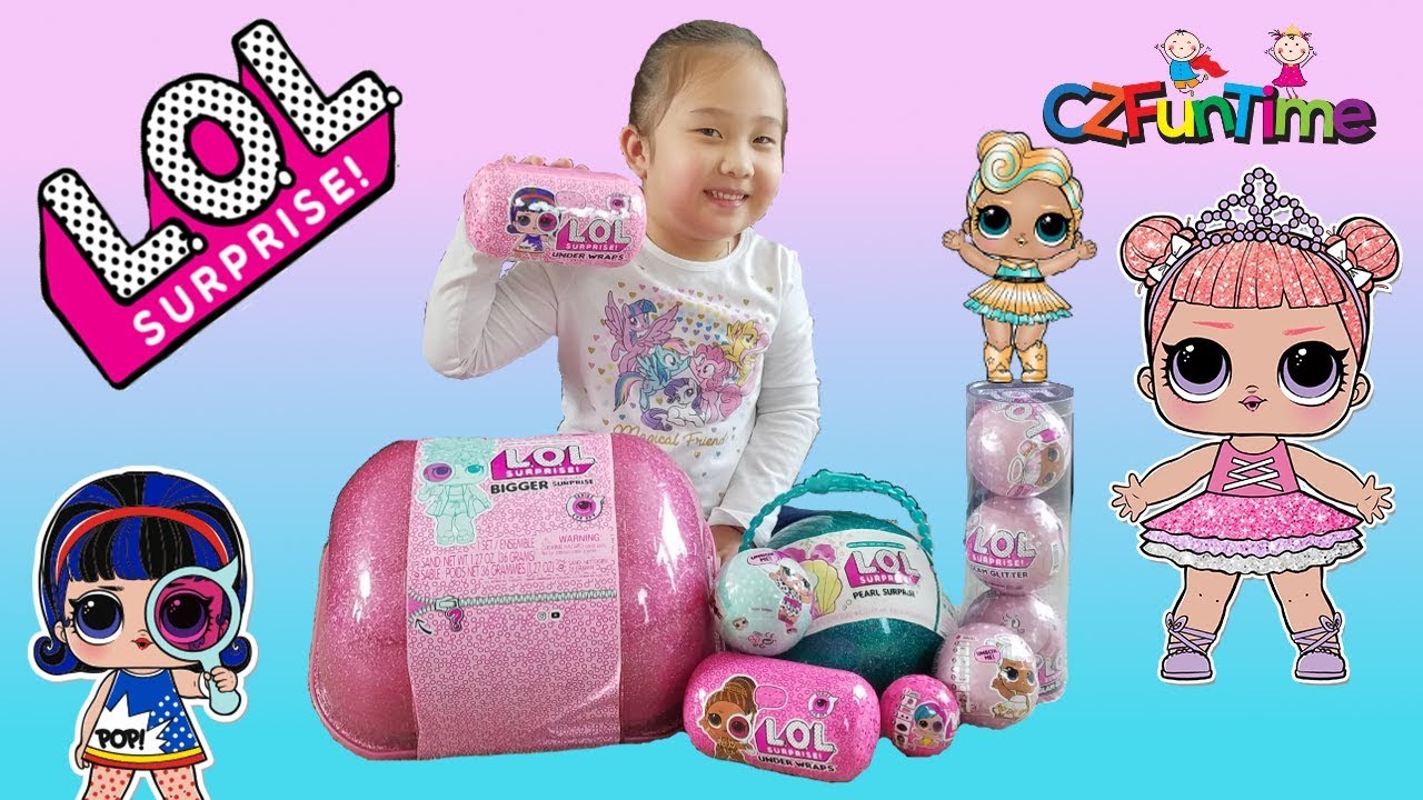 LOL SURPRISE Opening! LOL BIGGER SURPRISE UNDER WRAPS + MORE - YouTube