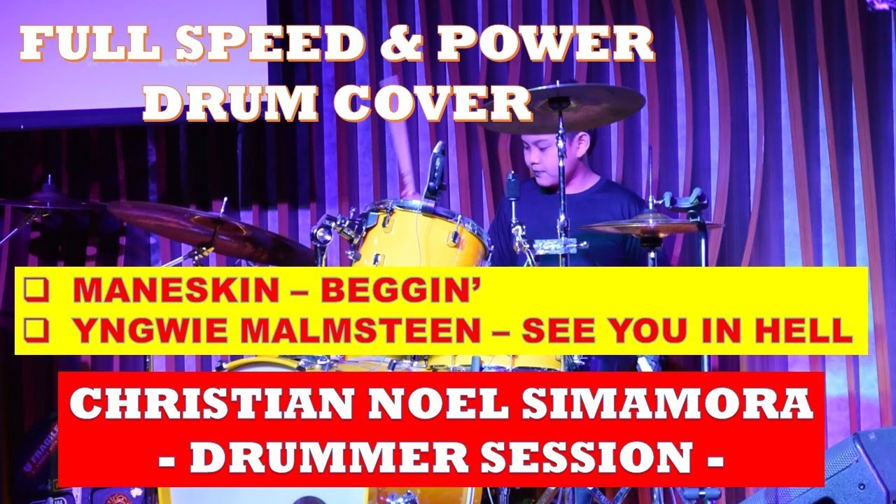 CHRISTIAN NOEL SIMAMORA - DRUMMER HANDAL DAN POWERFULL | MANESKIN ...