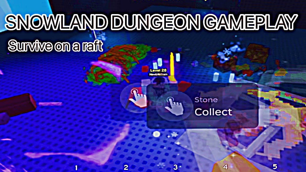survive on a raft Roblox | SNOWLAND DUNGEON GAMEPLAY // NO EDITS NO ...