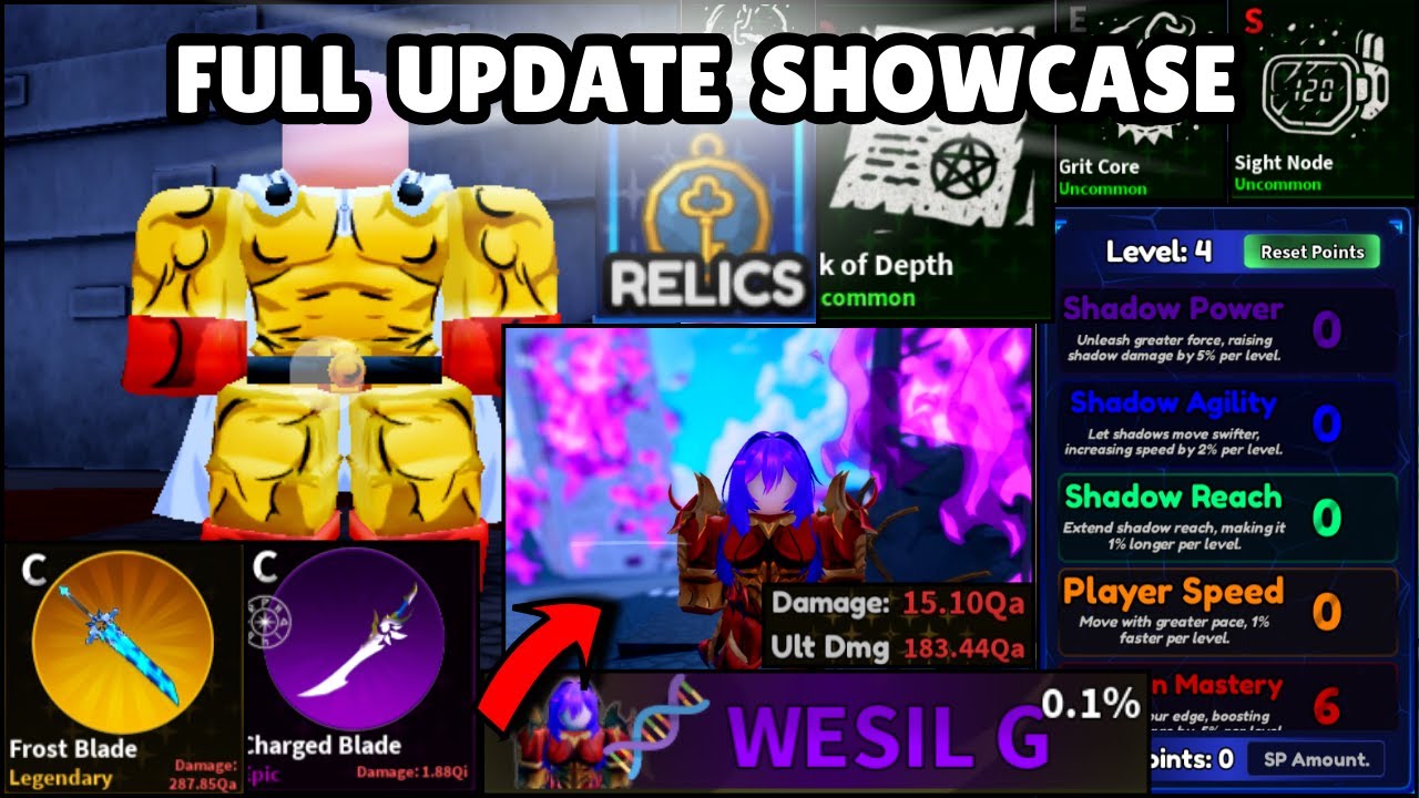 INSANE NEW UPDATE! Level System, Relics, Free G WesiL & More! ARISE ...